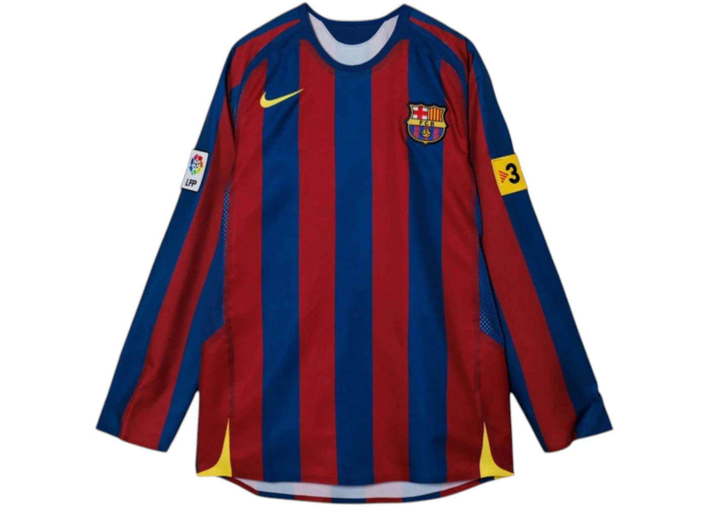 Nike FC Barcelona 2005 Reissue Replica L/S Jersey Gym Blue/Desert Maro ...
